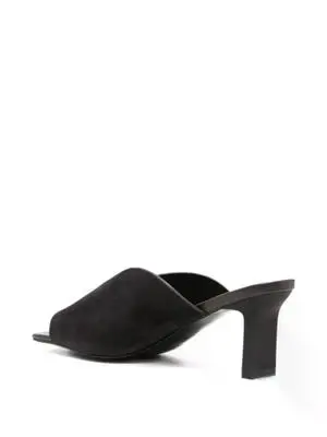 SERGIO MORETTI FIRENZE Suede Square-toe Sandals