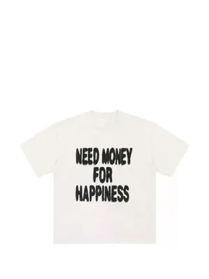 MELT Slogan-print Cotton T-shirt