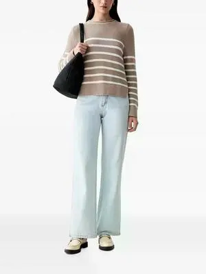 Barbour Hinton Textured-knit Cotton Sweater - Neutrals