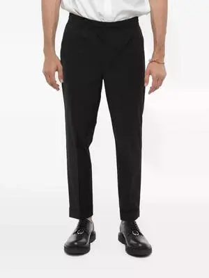 Neil Barrett Elasticated-waist Slim-fit Trousers - Black