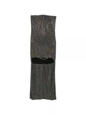 Alexander Wang Crystal-embellished High-low Asymmetric Dress - Black
