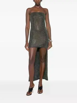 Alexander Wang Embellished High-low Asymmetric Dress