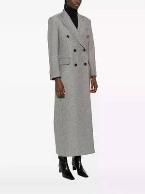 ERALDO Herringbone Double-breasted Coat