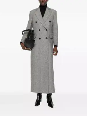 ERALDO Herringbone Double-breasted Coat