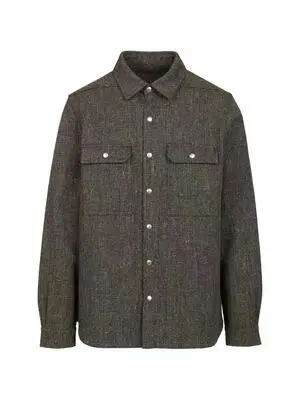 Rick Owens Webbing-strap Wool-blend Jacket