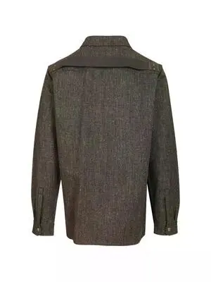 Rick Owens Webbing-strap Wool-blend Jacket