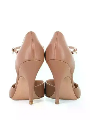 GIANVITO ROSSI Sofia D'orsay Pointed-toe Buckled Pumps