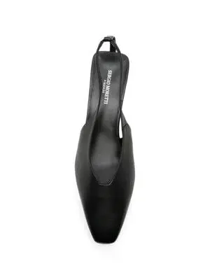 SERGIO MORETTI FIRENZE Pointed-toe Slingback Pumps
