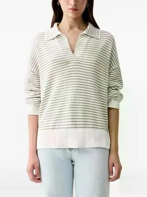 Barbour Aylesby Cotton Sweater - White