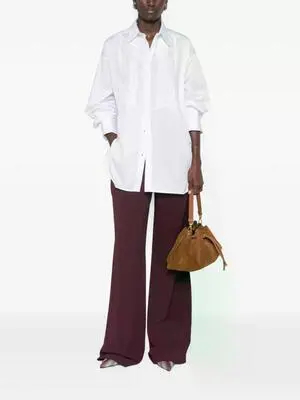 Ermanno Scervino Pintuck Detail Oversized Shirt