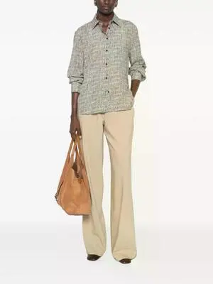 Ermanno Scervino Geometric-print Button-down Shirt