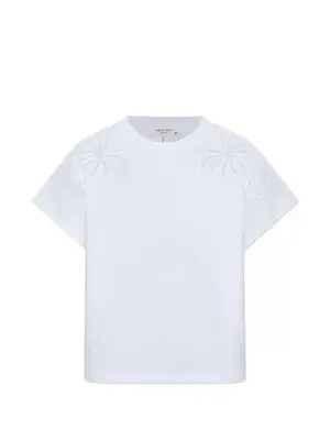 Rag & Bone Openwork-trim T-shirt