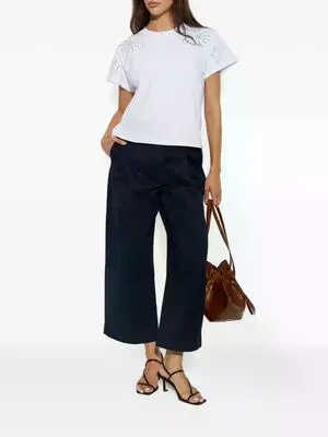 Rag & Bone Openwork-trim T-shirt