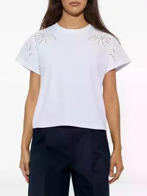 Rag & Bone Openwork-trim T-shirt