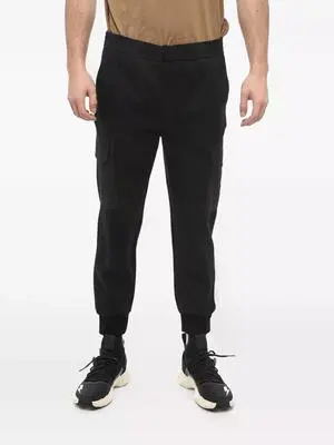 Neil Barrett Low-rise Skinny-fit Tapered Trousers - Black