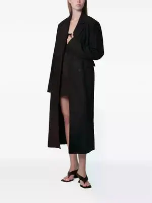 ROTA Double-breasted Suede Coat