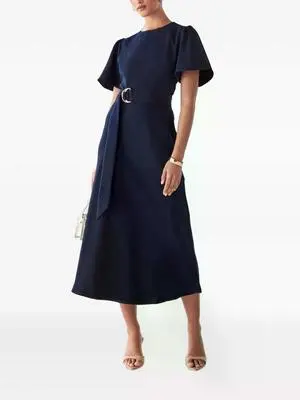 WILLA Bessi Belted Midi Dress