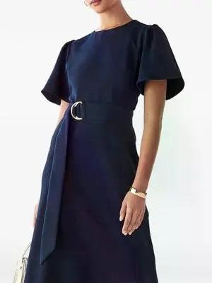 WILLA Bessi Belted Midi Dress