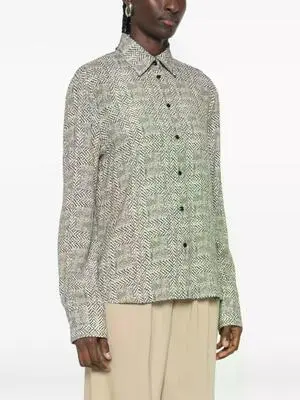 Ermanno Scervino Geometric Print Shirt