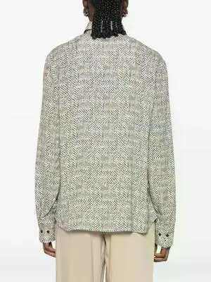 Ermanno Scervino Geometric Print Shirt