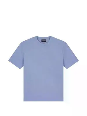 Emporio Armani Waffle-knit T-shirt - Blue