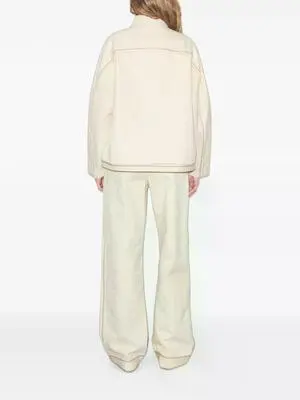 Tory Burch Logo-quilted Denim Jacket