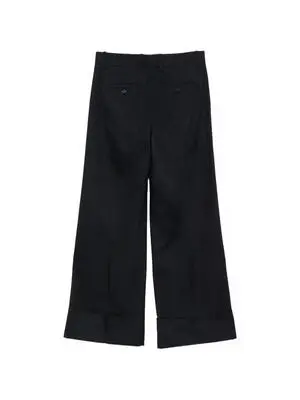 FRAME Cuffed Palazzo Pants