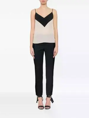 LANVIN Chevron-panel Camisole Top