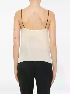 LANVIN Chevron-panel Camisole Top