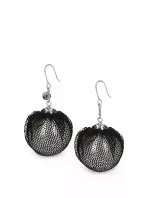 Undercover Tone Tulle Detail Earrings