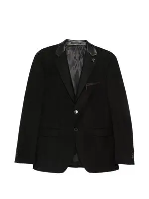 Karl Lagerfeld Crest Button-fastening Blazer - Black