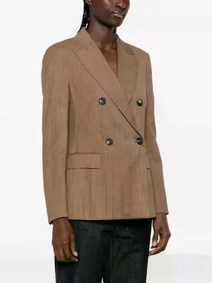 Max Mara Mstumico Pinstripe Double-breasted Blazer