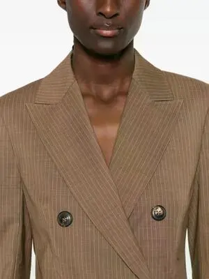 Max Mara Mstumico Pinstripe Double-breasted Blazer