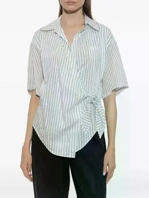 DIESEL® Striped Tie-fastening Shirt