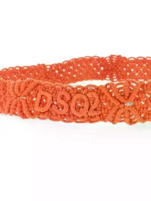 Dsquared2 Crochet Tassel Cotton Belt