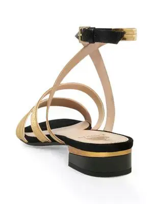LANVIN Chain-detail Buckled Sandals