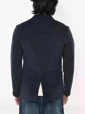 PAOLO PECORA Single-breasted Cotton Blazer