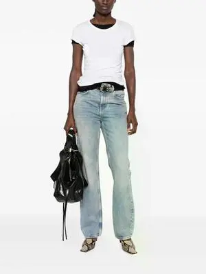 GOLDEN GOOSE Norma Zip-up Straight-leg Jeans