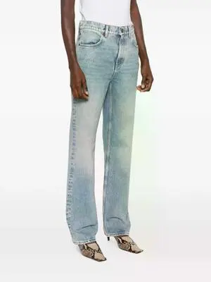 GOLDEN GOOSE Norma Zip-up Straight-leg Jeans