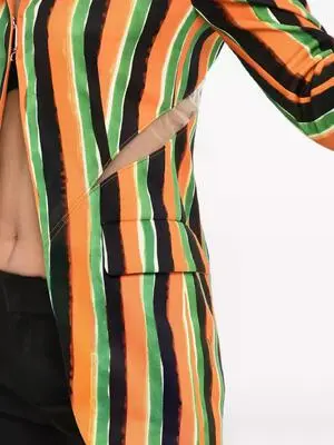 Dsquared2 Striped Cut-out Blazer