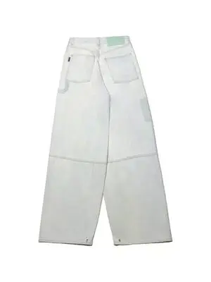 HAIKURE Patchwork Rivet-embellished Jeans