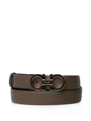 FERRAGAMO Gancini-buckle Reversible Belt - Brown