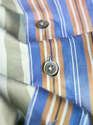 Paul Smith Mix-up Stripe Cotton Shirt