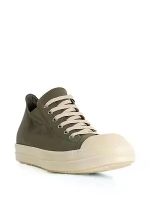 Rick Owens Leather Lace-up Sneakers