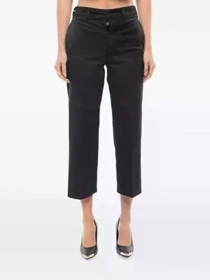 DEPARTMENT 5 Cropped-fit Chino Trousers - Black