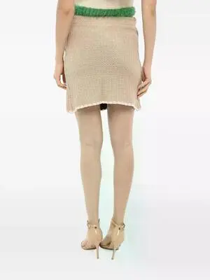 CORMIO Chiara Ornamental Button Cotton Mini Skirt