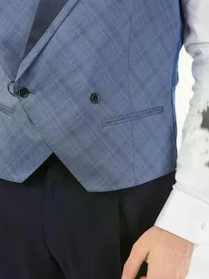 Corneliani Checked Double-breasted Waistcoat