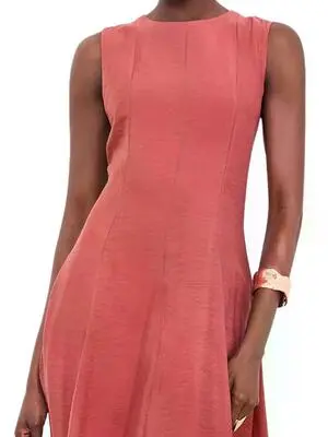 Mint Velvet Sleeveless Panelled Midi Dress