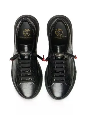 GIULIANO GALIANO Nemesis Crocodile-effect Sneakers