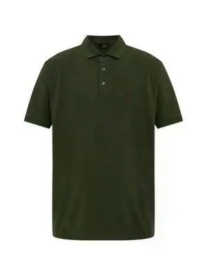 Etro Embroidered-logo Polo Shirt - Green